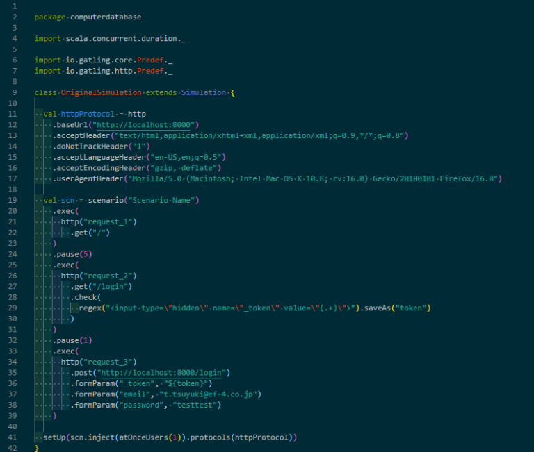 Gatlingによる負荷テストの方法 | eF-4 developer & creator blog